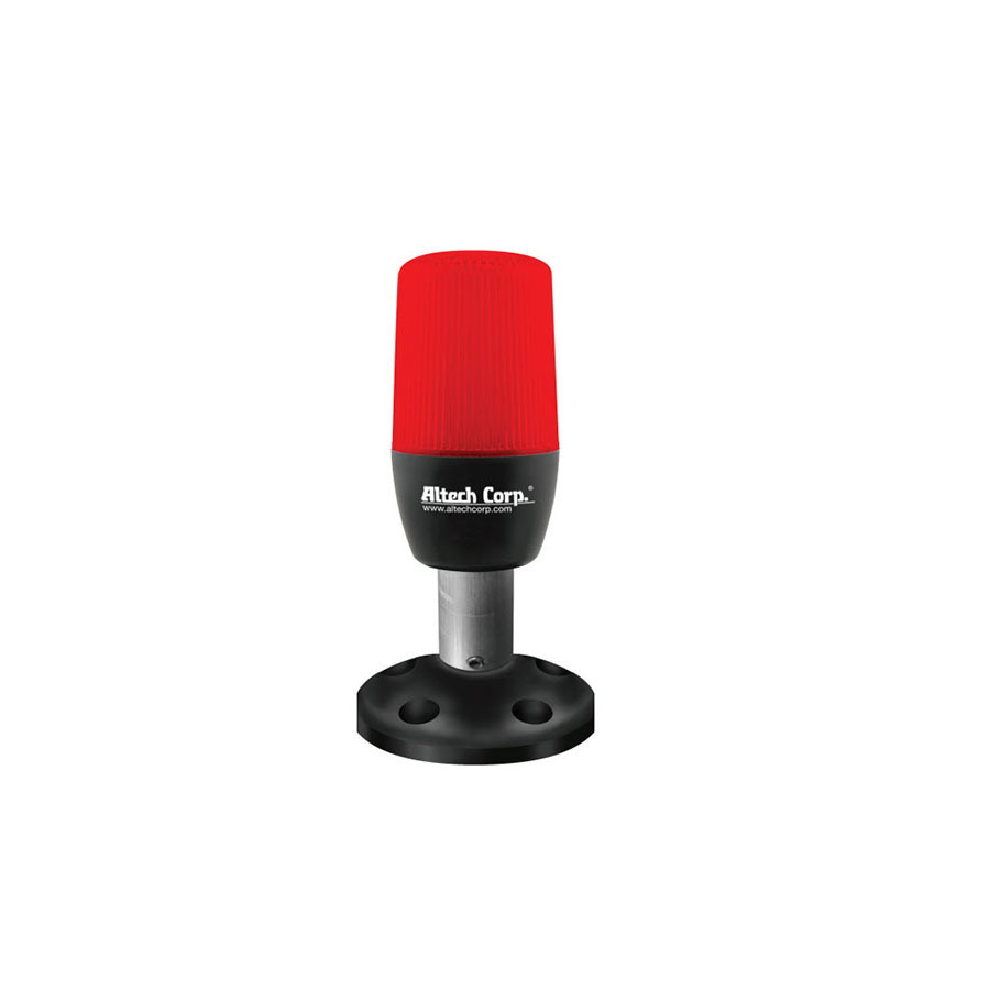 Altech TW1WR2 Single Stack Tower Light, Small Base, Red Blinking ...