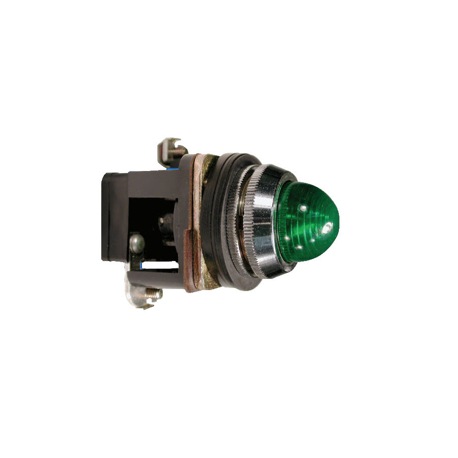 Altech PLB4LB-110 Metal Pilot Lights, Red, LED Bulb, 110V AC, 30mm ...