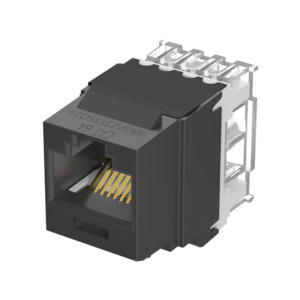 TestEquity: Panduit NK6X88MBL NetKey Jack Module, Cat 6A, UTP, RJ45 ...