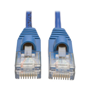 Tripp Lite N001-S04-BL Cat5e 350MHz Snagless Molded Slim (UTP) Ethernet ...