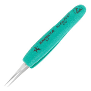 TestEquity: Excelta 3C-SA-PI-ET2 Tweezers, 2-Star, Straight, Very Fine ...