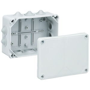 Altech 326-950 Economy Junction Box, Polypropylene, Gray, Entry Spouts ...