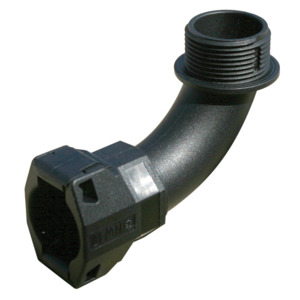 Altech 3805200 Conduit Gland, M16, NW10 Angular 90deg, PA, Black ...