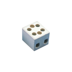 Altech CB6/1 Terminal Block, Hi-Temp Ceramic Euroblock, 1 Pole, Free ...
