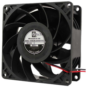Orion Fans OD9238-24HBIP69K DC Fan, 24V, 100CFM, 92x92x38mm, OD9238 ...