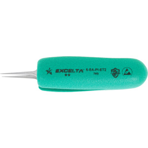 Excelta 5-SA-PI-ET2 Tweezers, Straight Taper, Ultra Fine Point, Style 5 ...