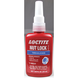Loctite 195897 Threadlocker, Nut Lock, Letter Grade CV, Medium Strength ...