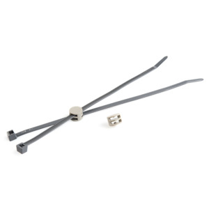 TestEquity: HellermannTyton 156-04005 Cable Tie, with Coupler, 7.8"L, 0 ...