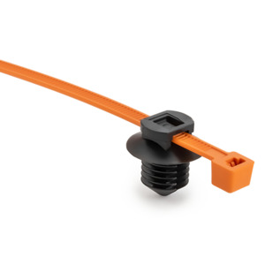 HellermannTyton 156-04032 Cable Tie, Fir Tree Mount, 8"L, 50lb ...