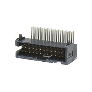 Molex 201021-2024 Slim-Grid Header, 24 Circuits, Through Hole, Right-Angle, Shrouded, 0.05um ...