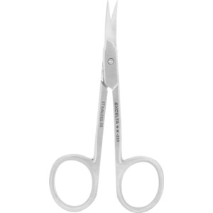 Excelta 289 Scissors, 17 degree Curved Short Fine 0.75" Blade, SS, 3.25 ...