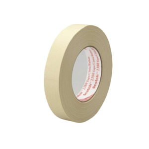 3M 7000123904 Performance Masking Tape 2380, Tan, 12 mm x 55 m, 7.2 mil ...