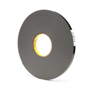 TestEquity: 3M 7000048518 VHB Tape 4949, Black, 1/2"x36yd, 45 mil