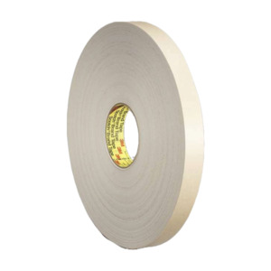 3M 7000049214 Double Coated Polyethylene Foam Tape 4492W, White, 48" x 72 yd, 31 mil, 1 Roll ...