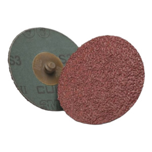 3M 7100006575 Cubitron II Roloc Fibre Disc 982C, 36+, TR, Red, 4", Die ...