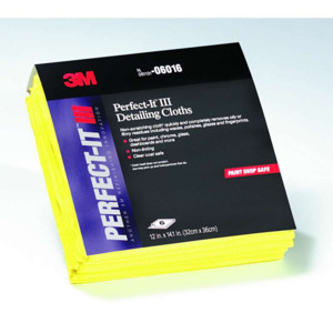 TestEquity: 3M 7100032033 Perfect-It Detailing Cloths - Yellow, 6 ...