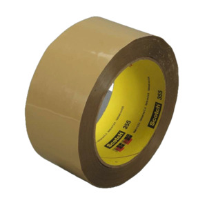 TestEquity: 3M 7000048656 Scotch Box Sealing Tape 355, Tan, 48 mm x 50 m