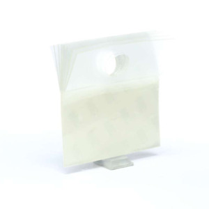TestEquity: 3M 7000051800 Hang Tab 1076, Clear, 2 in x 2 in, 500 per case