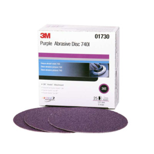 3M 7010364831 Imperial Hookit Disc 740I, 01730, 5 in, 36E, 25 discs per ...