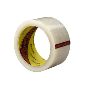 3M 7010373305 Scotch Light Duty Packaging Tape 605 Clear Cold ...