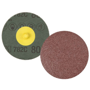 TestEquity: 3M 7100100986 Abrasive Fiber Disc, Roloc, 80+ Grit, TR, 3 ...