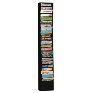 Durham Mfg 401-08 Literature Rack, 23 Pockets, Steel, Black | JensenTools