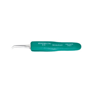 Excelta 5B-SA-PI-ET Tweezers, Ergo, Bent 45, Ultra Fine, Style 5B, 2 ...