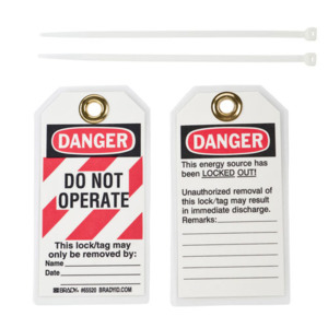 Brady 65520 Danger Lockout Tags, 25/Pkg | JensenTools