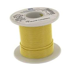 Alpha Wire 5856-100-YL Hook Up Wire 26 Awg Yellow | JensenTools