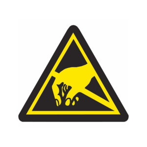 Brady 60234 Warning Labels, Static Sensitive Devices, Vinyl, Permanent ...