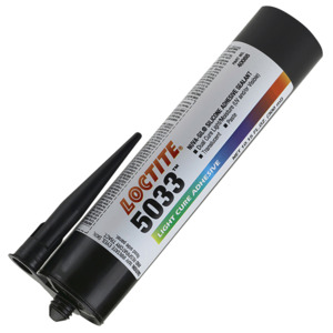 Loctite 693988 Silicone Adhesive/Sealant, 300mL Cartridge, 5033 Series ...