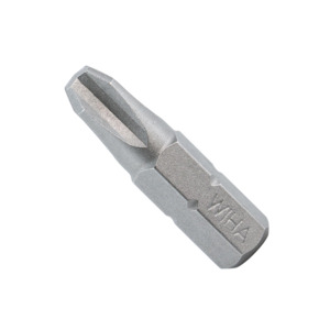 Wiha 71103 Insert Bit, Phillips, No 3 Size, 25mm Over-All Length, 10/Package | JensenTools
