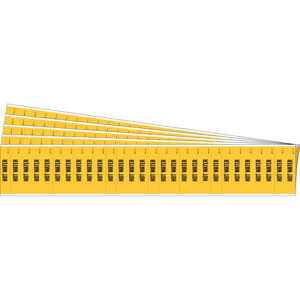 TestEquity: Brady 91937-PK Pipe Marker, Hot Water, Vinyl, Black on ...