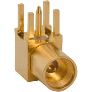 Amphenol RF 925-139J-51P RF SMPM Connector, Right Angle, Smooth Bore ...