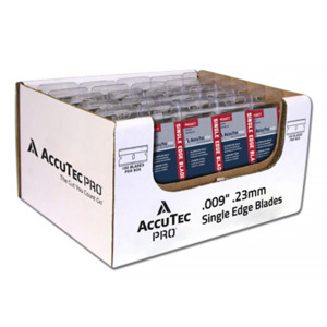 Accutec Blades APBL-7065-DISP Razor Blade, Single-Edge, High Carbon ...