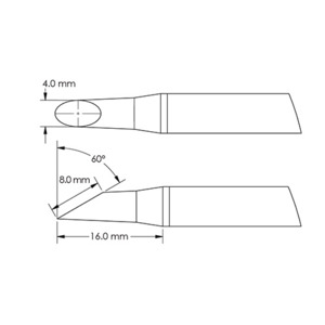 TestEquity: Metcal GTC-HF6040S Soldering Tip, Rework Cartridge, Hoof, 4 ...