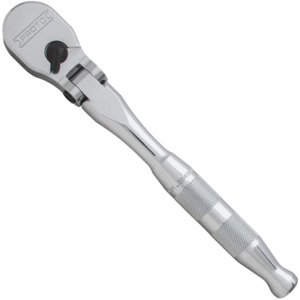Proto J4750HTCF Ratchet, 1/4in Drive, Small Pear Flex Head, 4 deg Arc ...