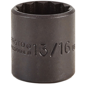 TestEquity: Proto J5226B Standard Socket, 3/8" Drive, 12 Points, 3/16 ...