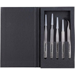 Menda K5HP-TA-CH High Precision Tweezer Kit, Includes Style 1, 2A, 3C ...