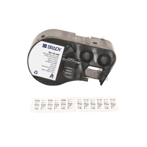 TestEquity: Brady M4-128-498 Vinyl Cloth Labels, Repositionable, for ...