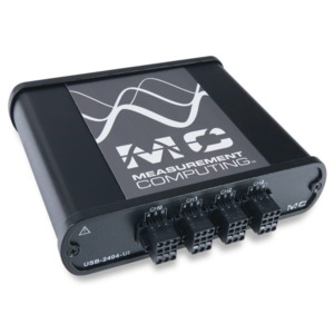 Digilent USB-2404-UI Universal Input USB DAQ, 4 Input, 24 Bit, 50 kS/s CH, USB-2404 Series ...