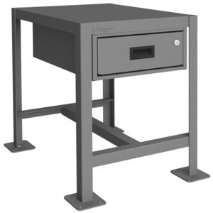 Durham Mfg MTD182424-2K195 MT Workbench, 1 Shelf, 1 Drawer, 18 x 24 ...