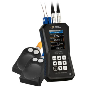 PCE Instruments PCE-TDS 200L Ultrasonic Flow Meter, For Large Pipes w ...