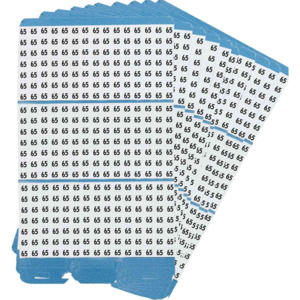 TestEquity: Brady PWM-65 REFILL PAGES - LEGEND: 65