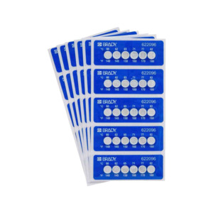 Brady TIL-6-60C/140F Temperature Indicating Labels 30/Pkg, 6-level, 140 ...
