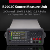 TestEquity: Keysight B2902C Source Measure Unit, 2CH, 210V, 3A DC/10.5A ...