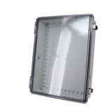 Bud Industries PTQ-11072-C Box, PC/Fiberglass, SS Latch, 13.8x17.7x4.7 ...